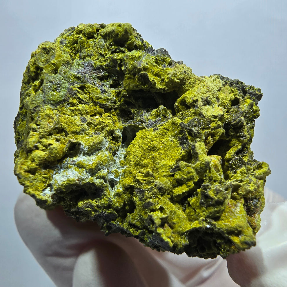 Rare mottramite XX, descloizite specimen, green, Tsumeb Mine, Namibia ...
