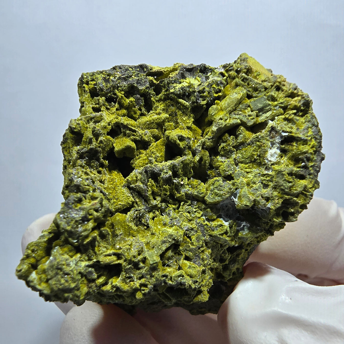 Rare mottramite XX, descloizite specimen, green, Tsumeb Mine, Namibia ...