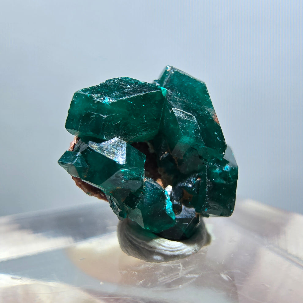 Seltene Dioptas XX Stufe, grün Republik Kongo 15*14*8mm – Mineralodo