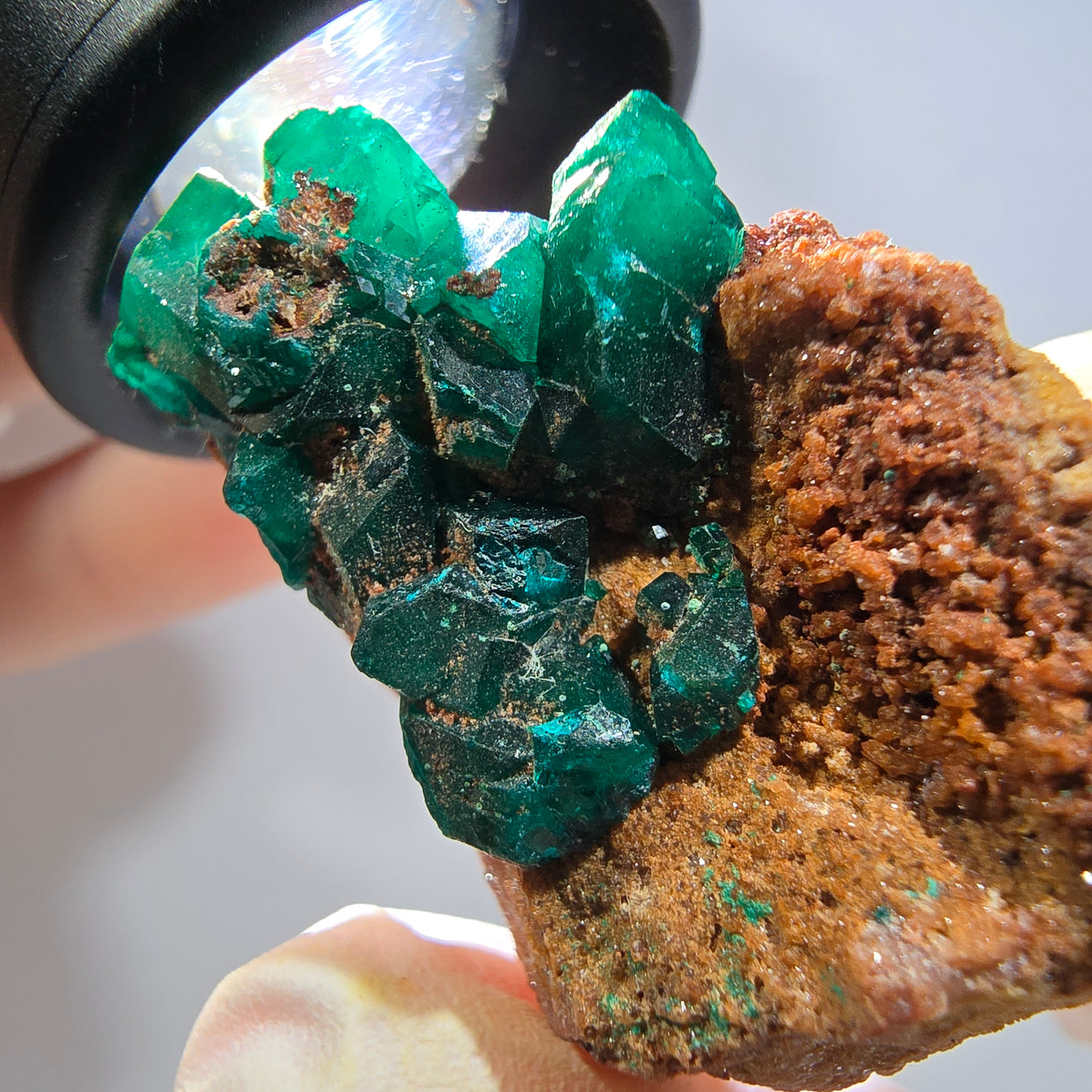 Rare dioptase on matrix level, green, Republic of Congo, 44*28*17mm ...